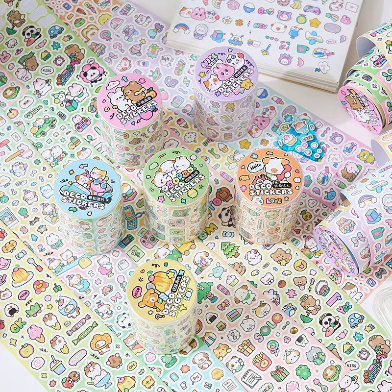 Kawaii Sticker Tape Roll – Crazily Kawaii